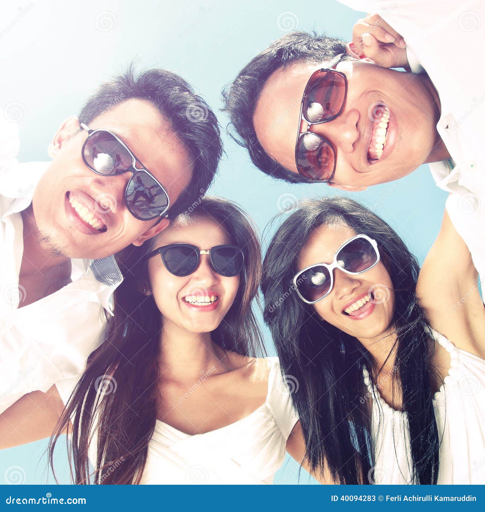 Group of Happy Young People Have Fun on Summer Day Stock Image - Image ...