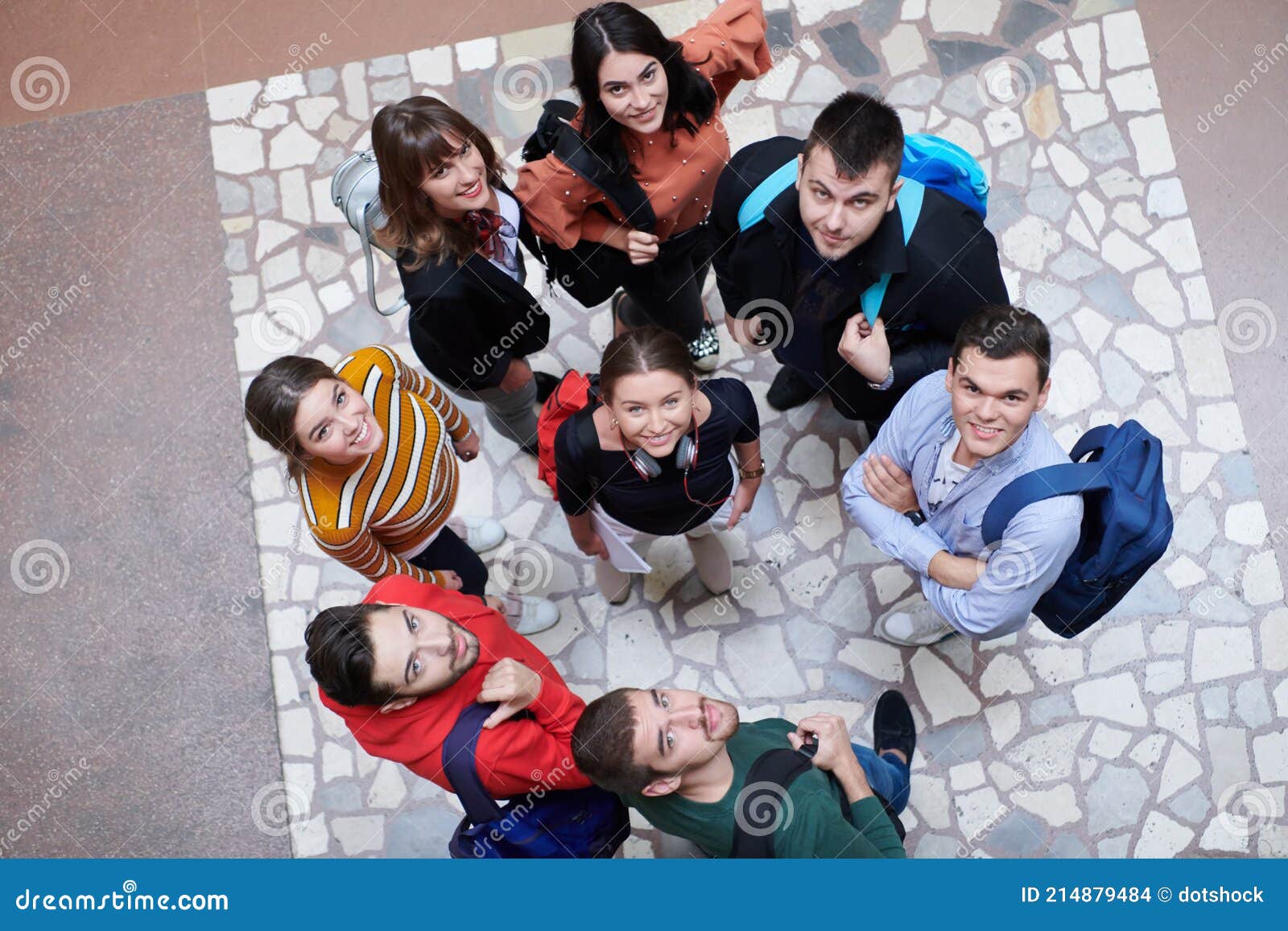 Group of Happy Young People Showing Their Unity. Stock Photo - Image of ...