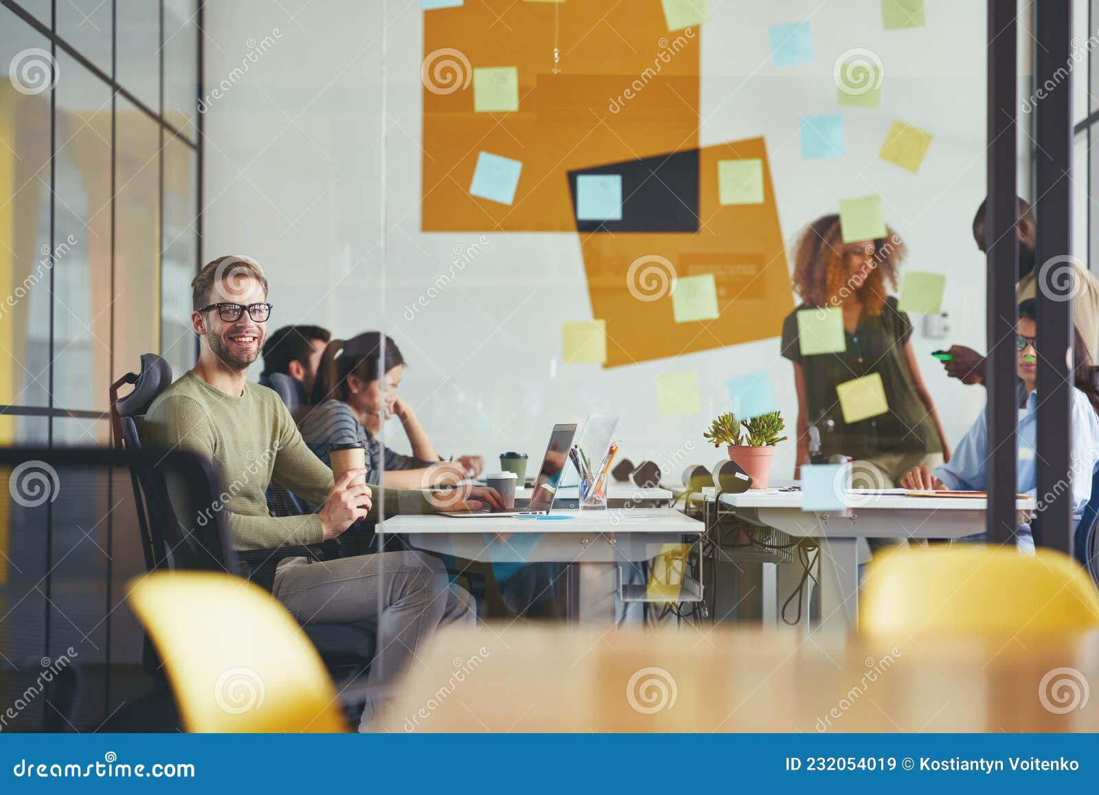 Young Specialists Working Hard in a Conference Room Stock Image - Image ...