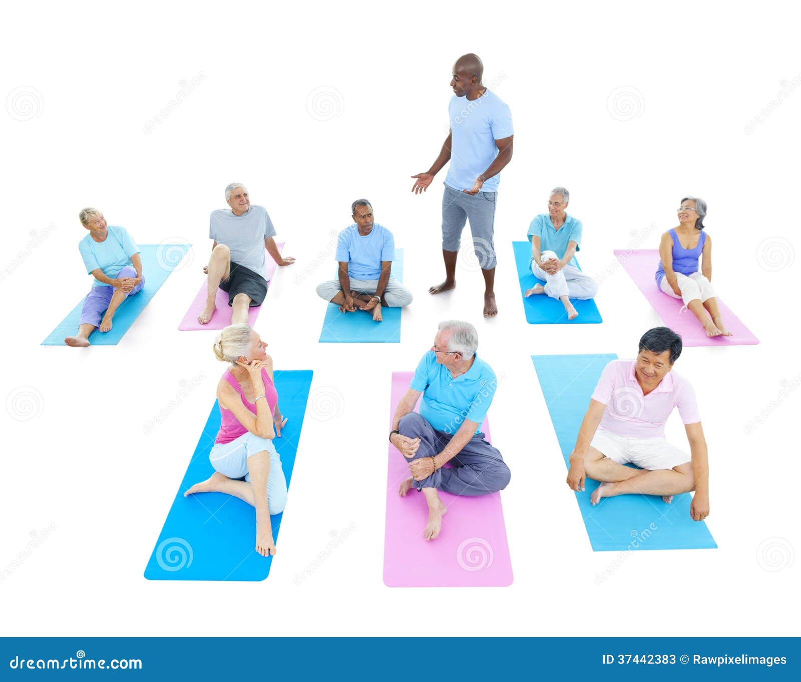 Group of Healthy People in the Fitness Stock Image - Image of group ...