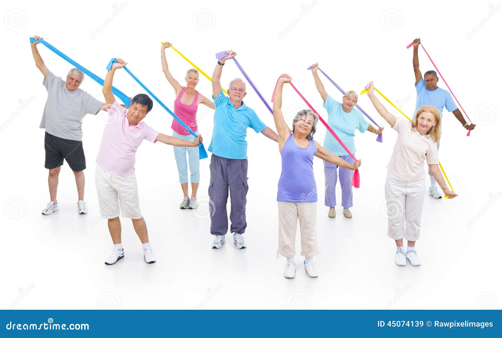 Group of Healthy People in the Fitness Stock Image - Image of balance ...