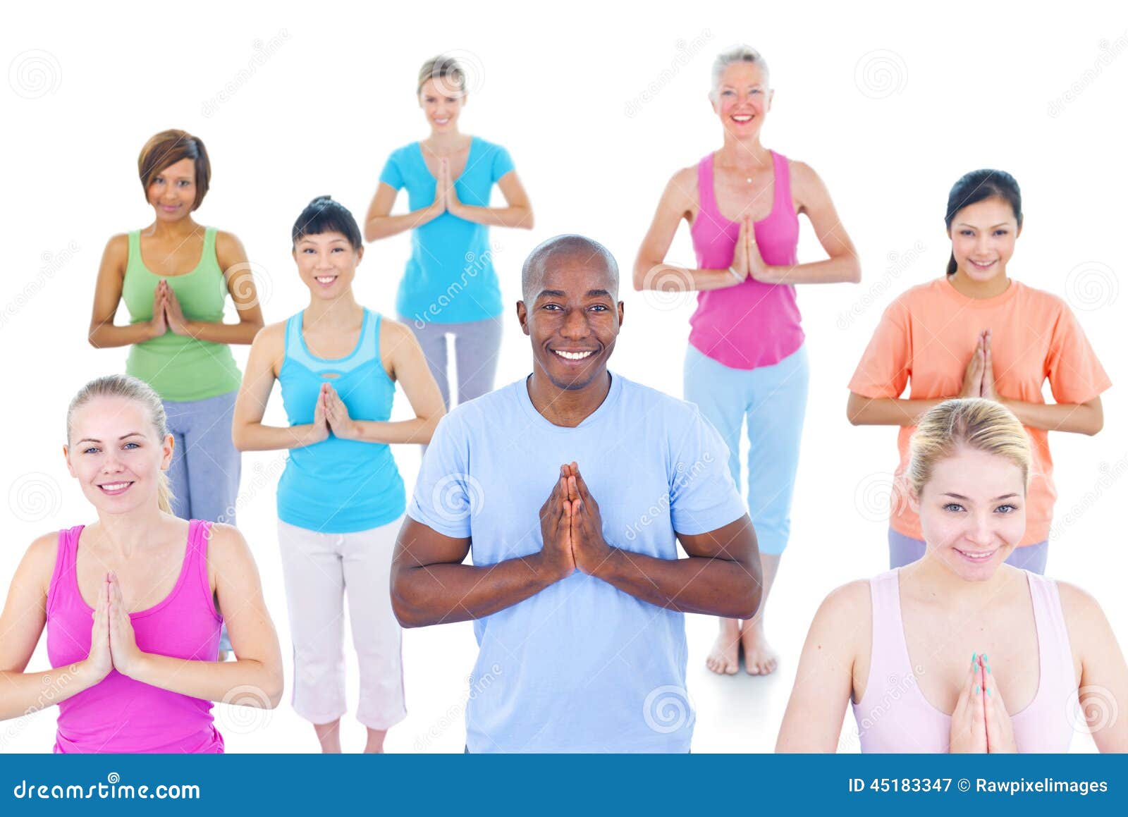 Group of Healthy People in the Fitness Stock Image - Image of facial ...