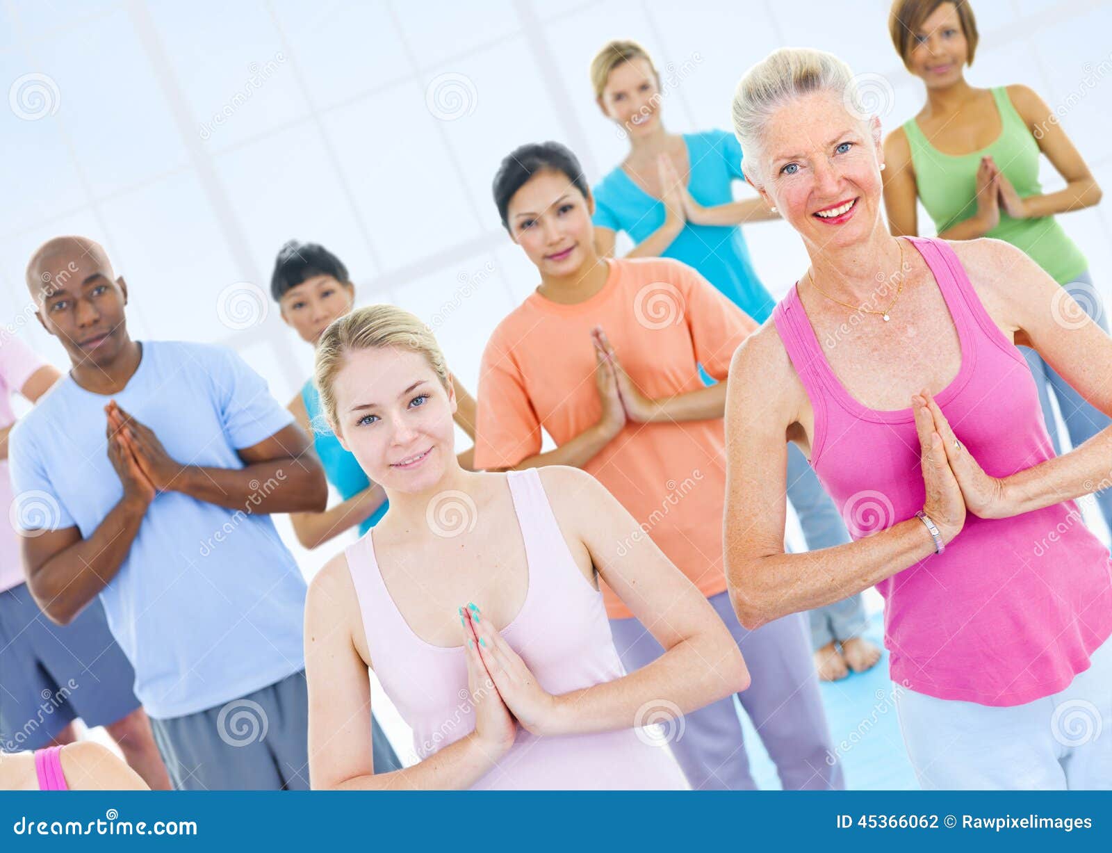 Group of Healthy People in the Fitness Stock Photo - Image of club ...