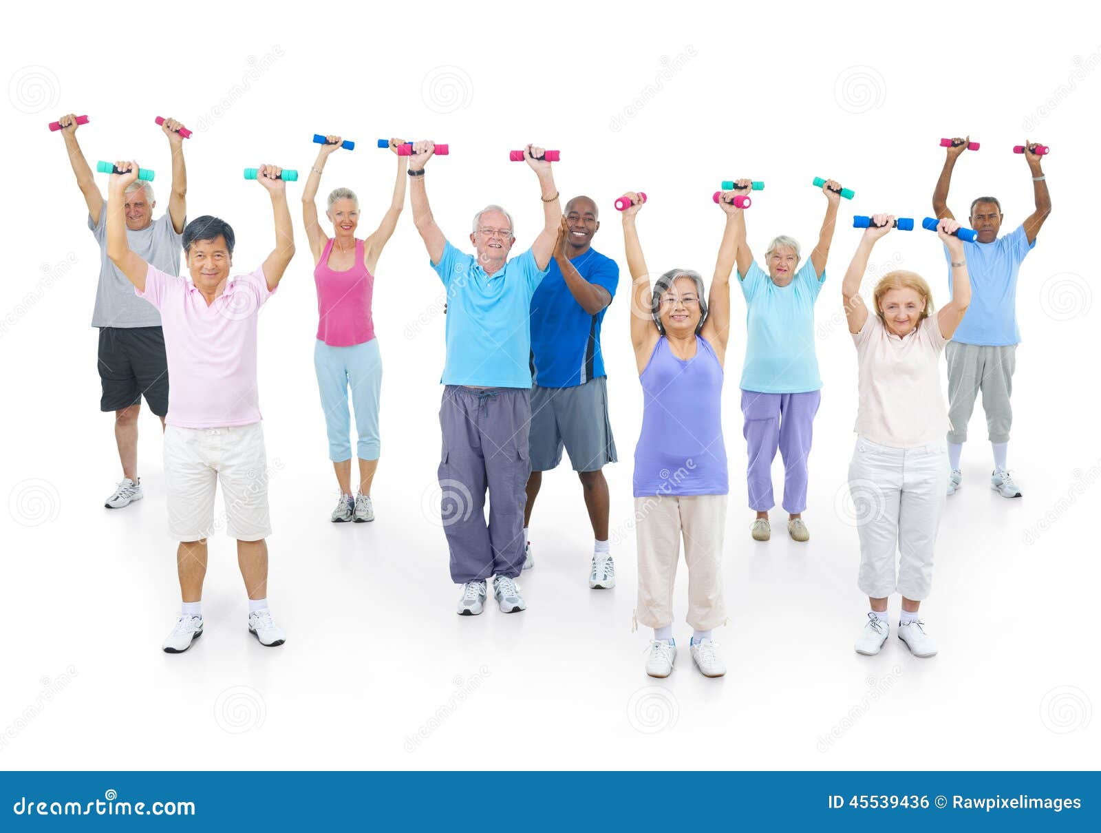 Group of Healthy People in the Fitness Stock Photo - Image of build ...