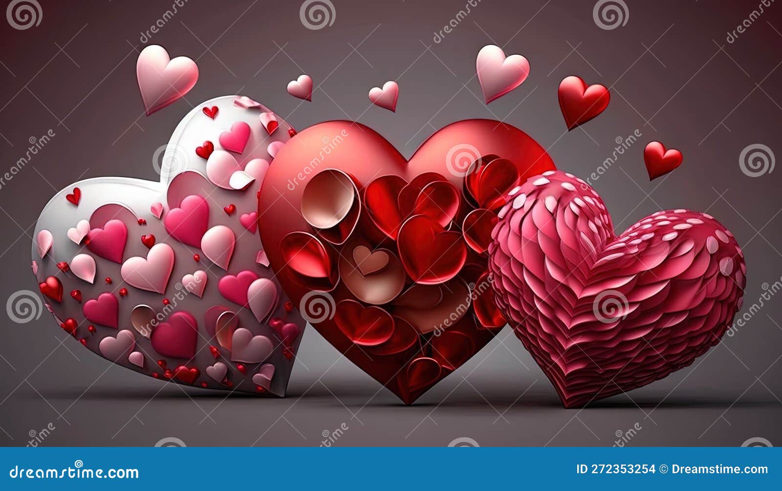 A Group of Hearts that are in the Shape of Hearts Stock Illustration ...