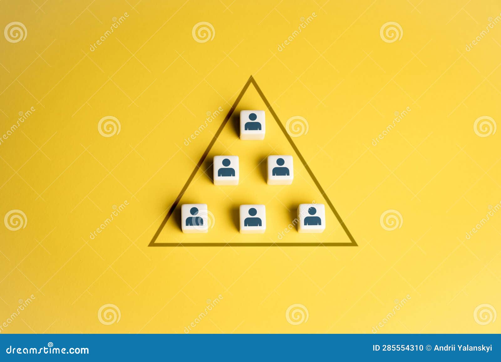 Group Hierarchy. Movement As a Team. Cooperation Teamwork Stock Photo ...