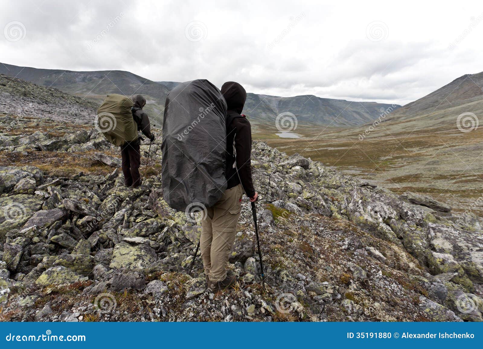 Group of hikers. stock photo. Image of snow, mountaineering - 35191880