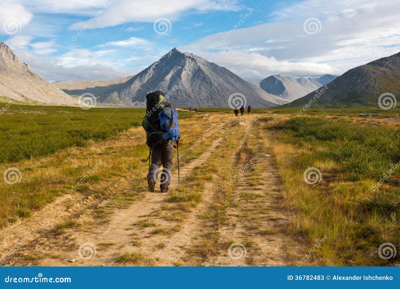 Group of hikers. stock image. Image of hiker, equipment - 36782483
