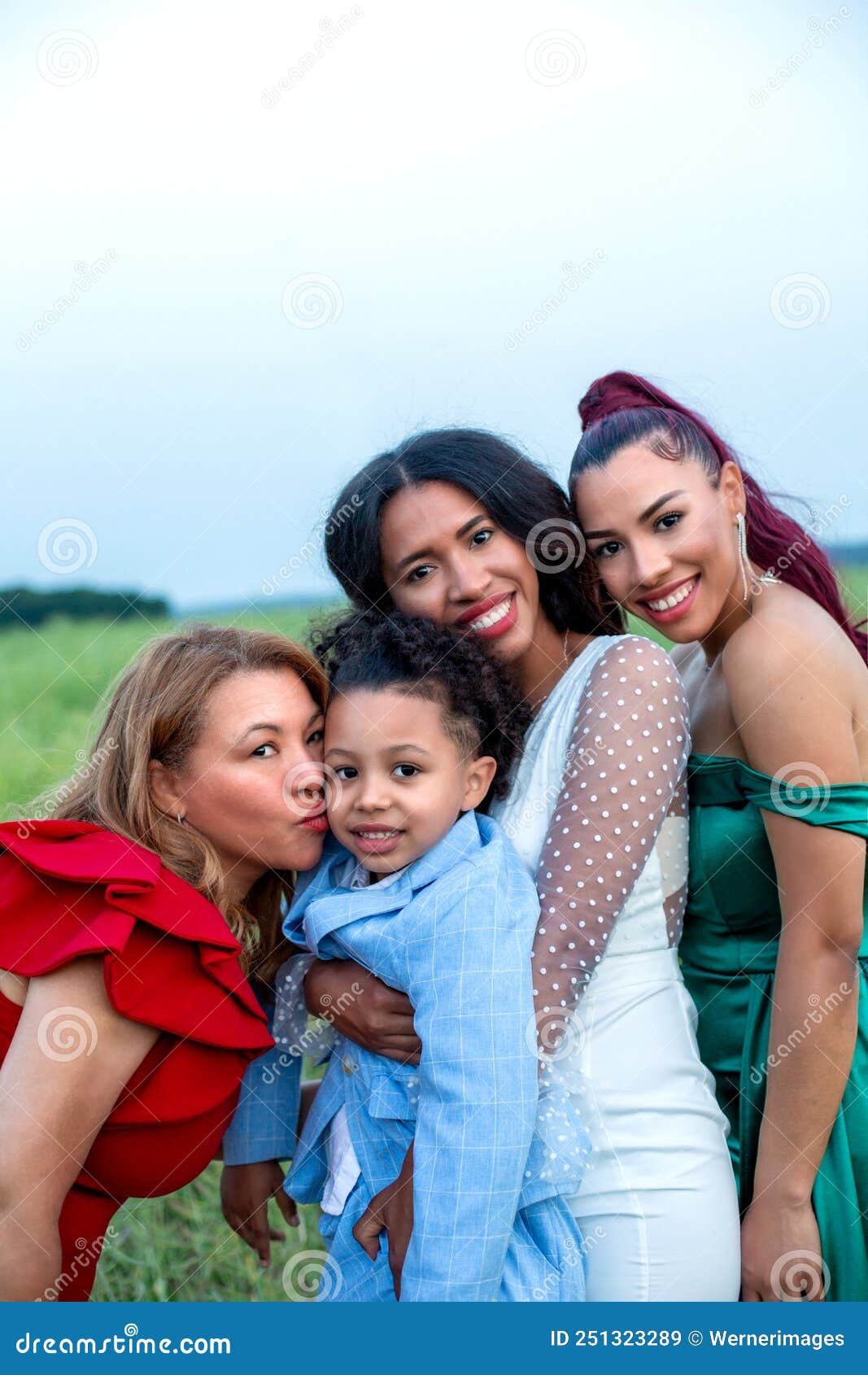 Group Of Hispanic Women Clapping And Sitting On The Table Royalty-Free ...