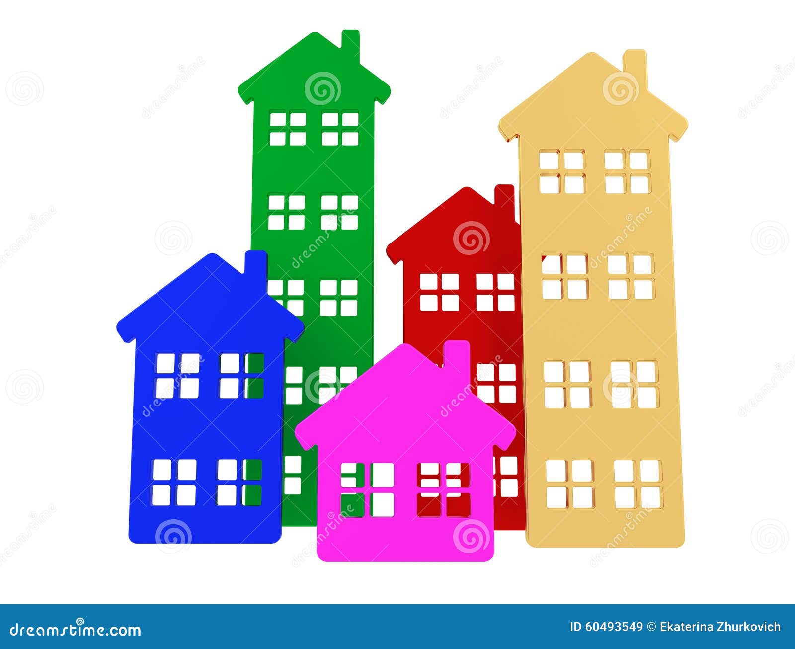 Group homes stock illustration. Illustration of situation - 60493549