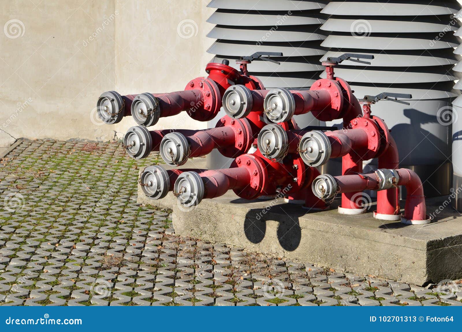 Fire hydrants stock image. Image of pipes, city, technology - 102701313