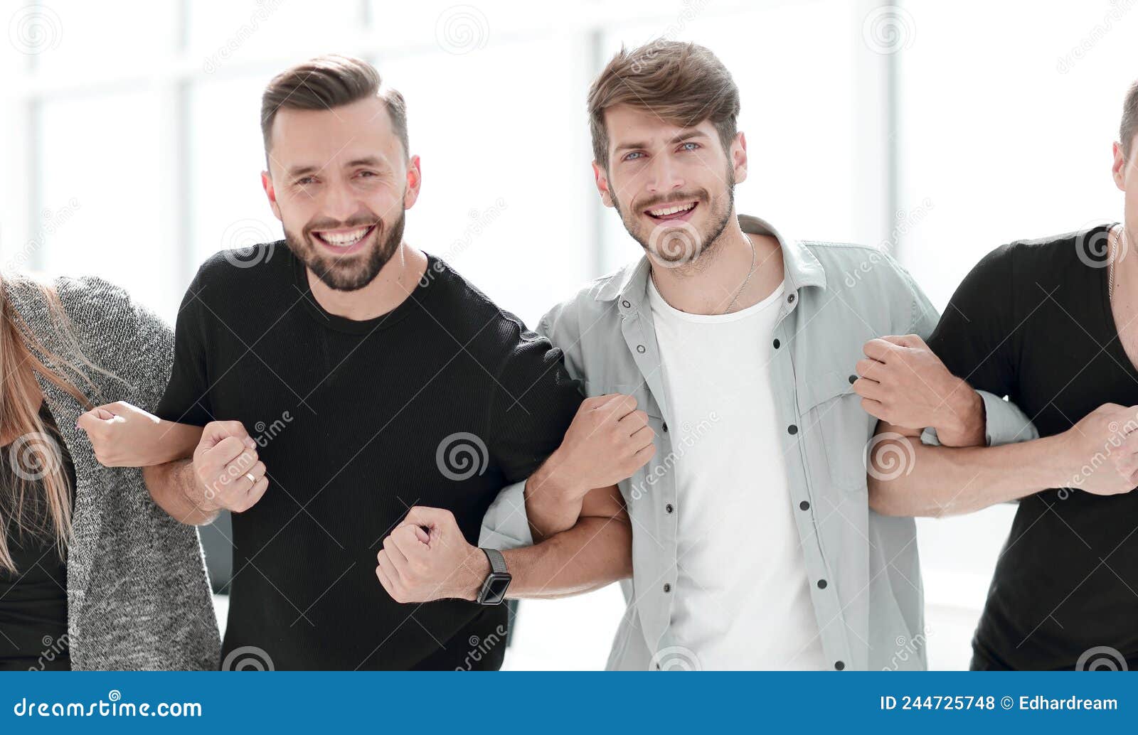 Group of Human Put Their Hands Together Stock Photo - Image of ...