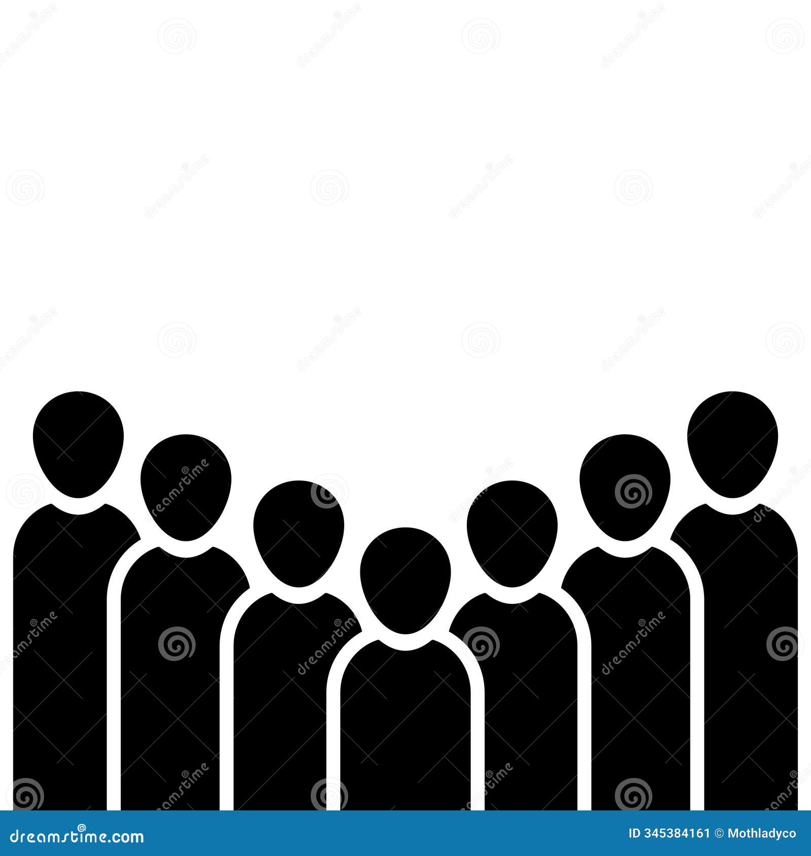 Humans Icon In Different Style Vector Illustration. Two Colored And ...