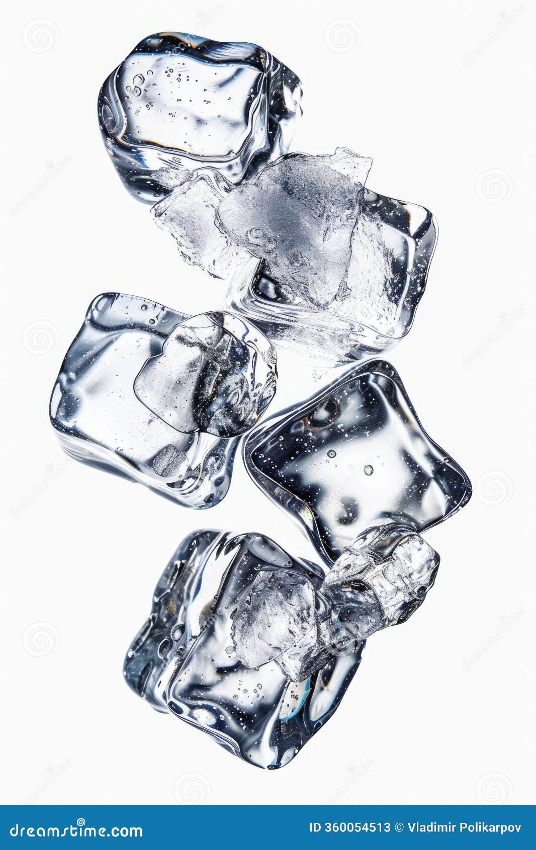 A Group of Ice Cubes Stacked on Top of Each Other. Suitable for Various ...