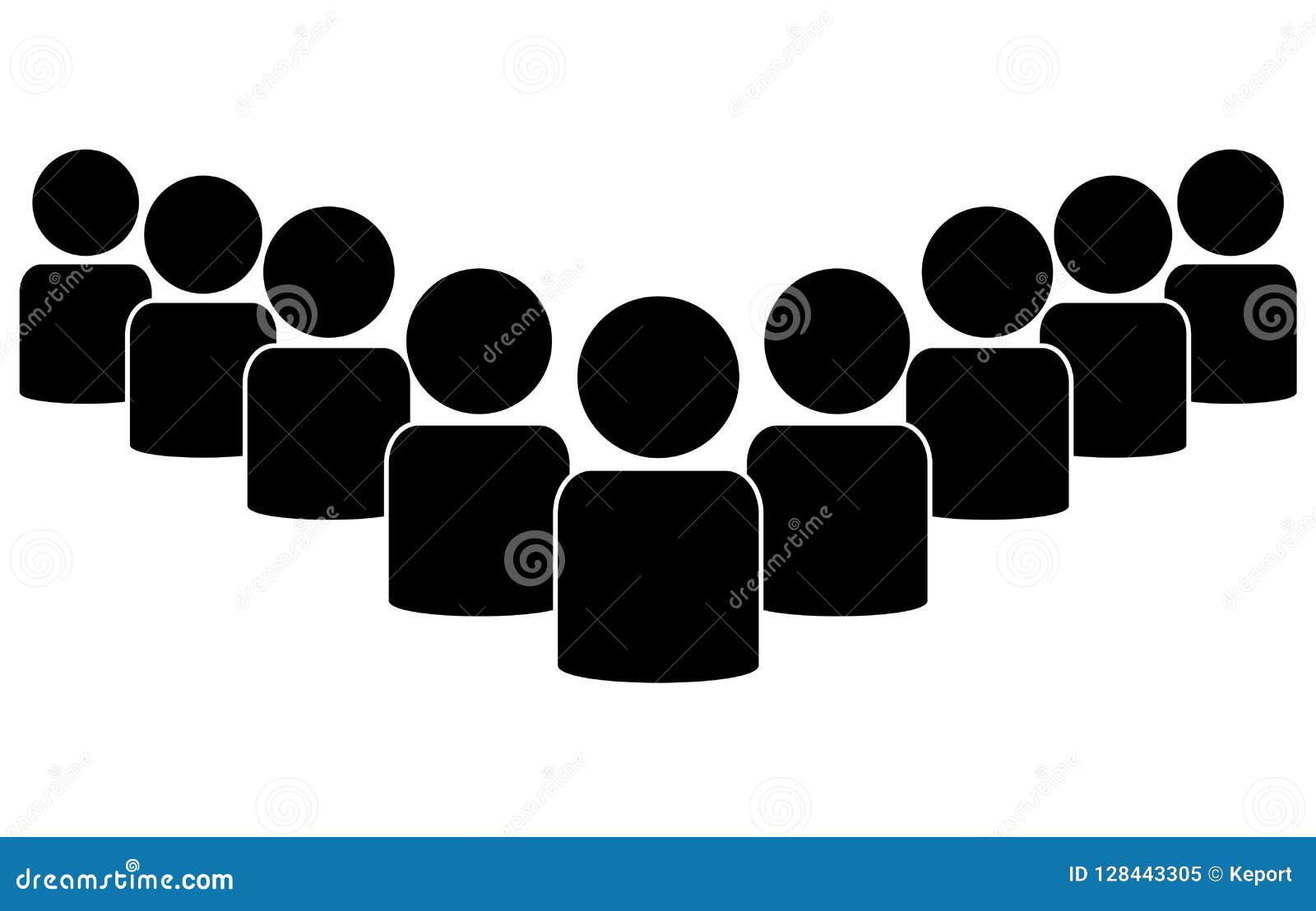 Group icon black stock illustration. Illustration of icon - 128443305