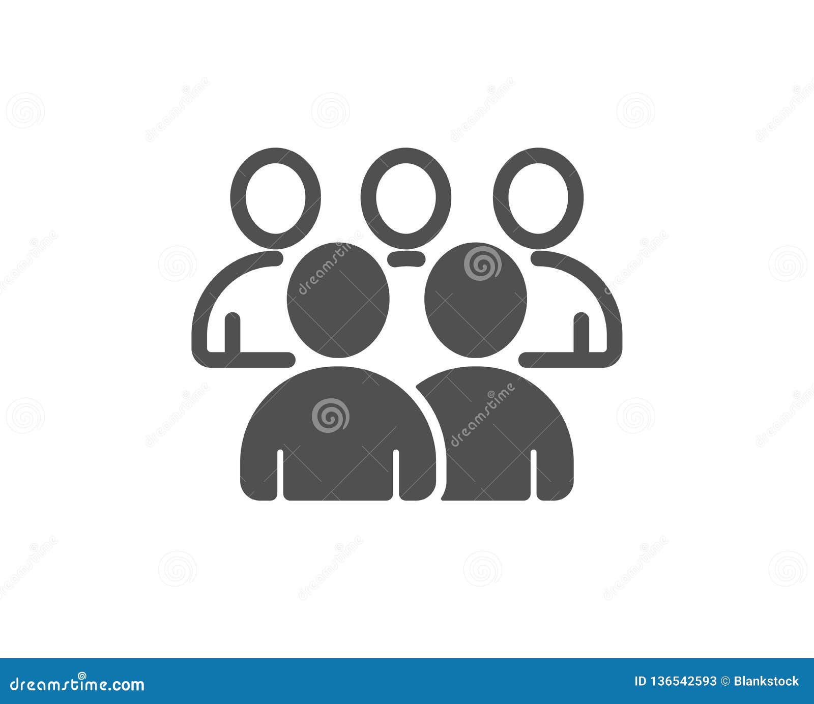 Group Icon. Business Management Sign. Vector Stock Vector ...