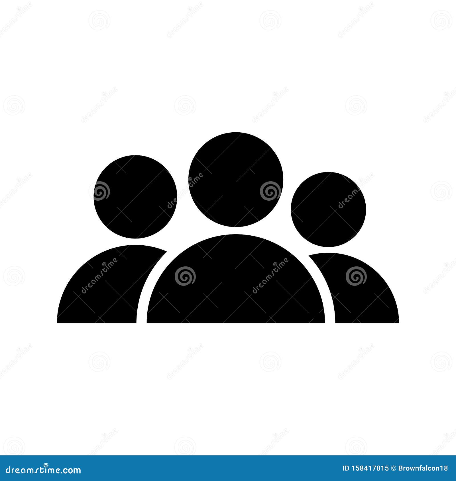 Group Icon Flat Vector Illustration Design Stock Vector - Illustration ...