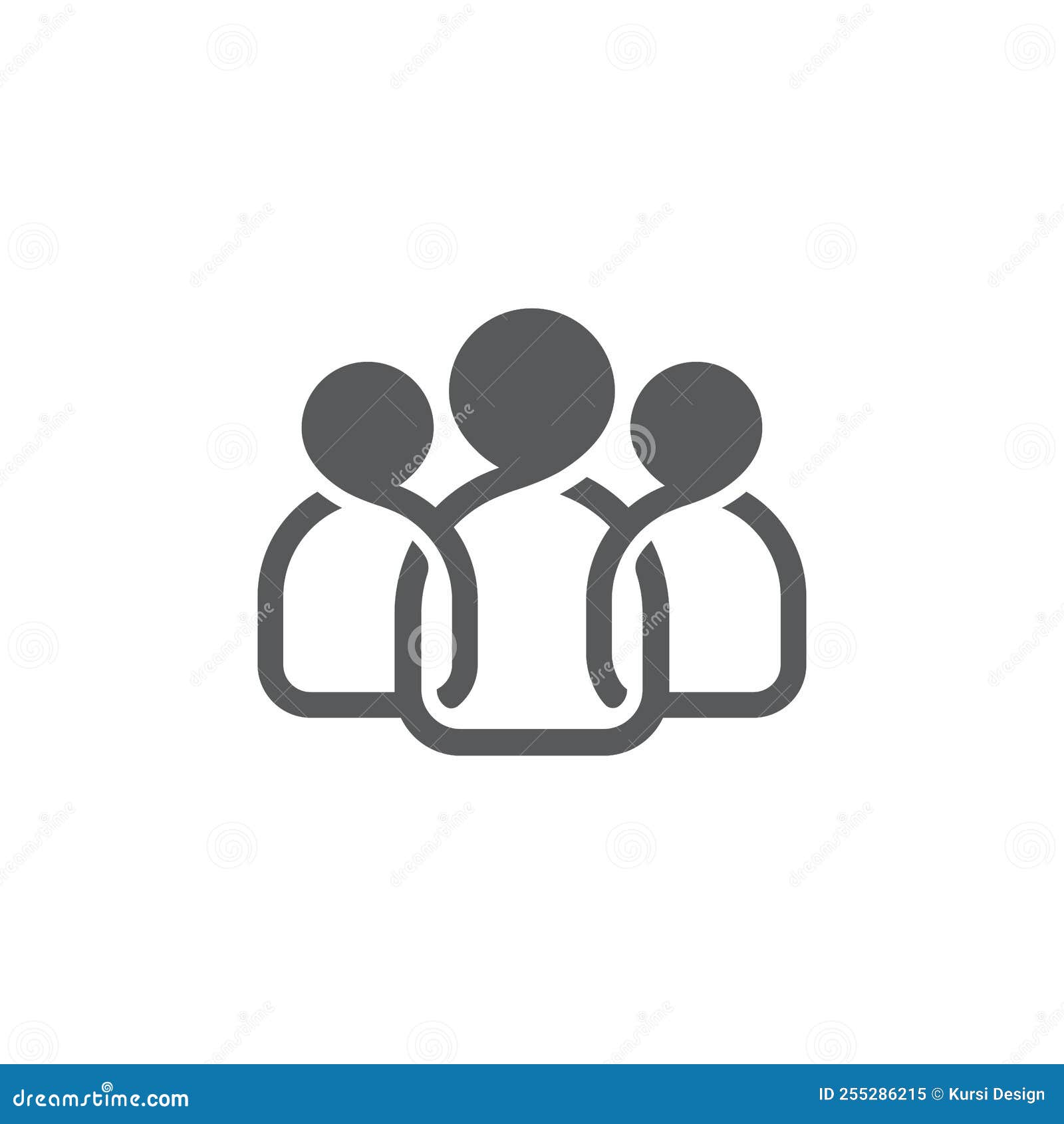Group Icon Linear Design, Team Work Icon,people Icon Vector Stock ...