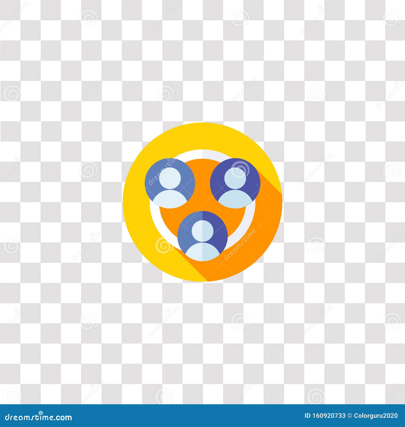 Group Icon Sign and Symbol. Group Color Icon for Website Design and ...