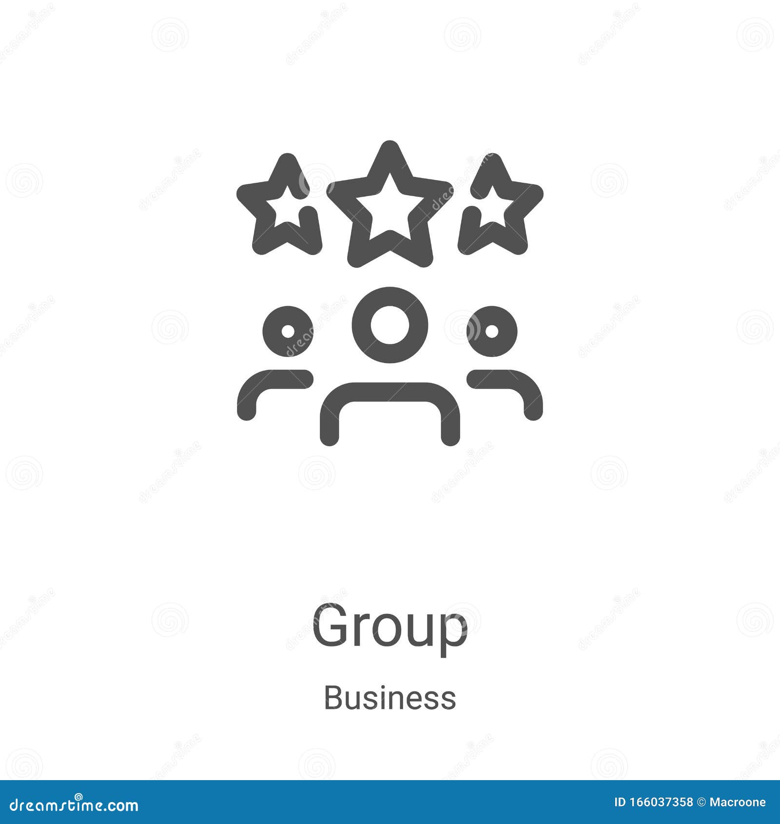 Group Icon Vector from Business Collection. Thin Line Group Outline ...