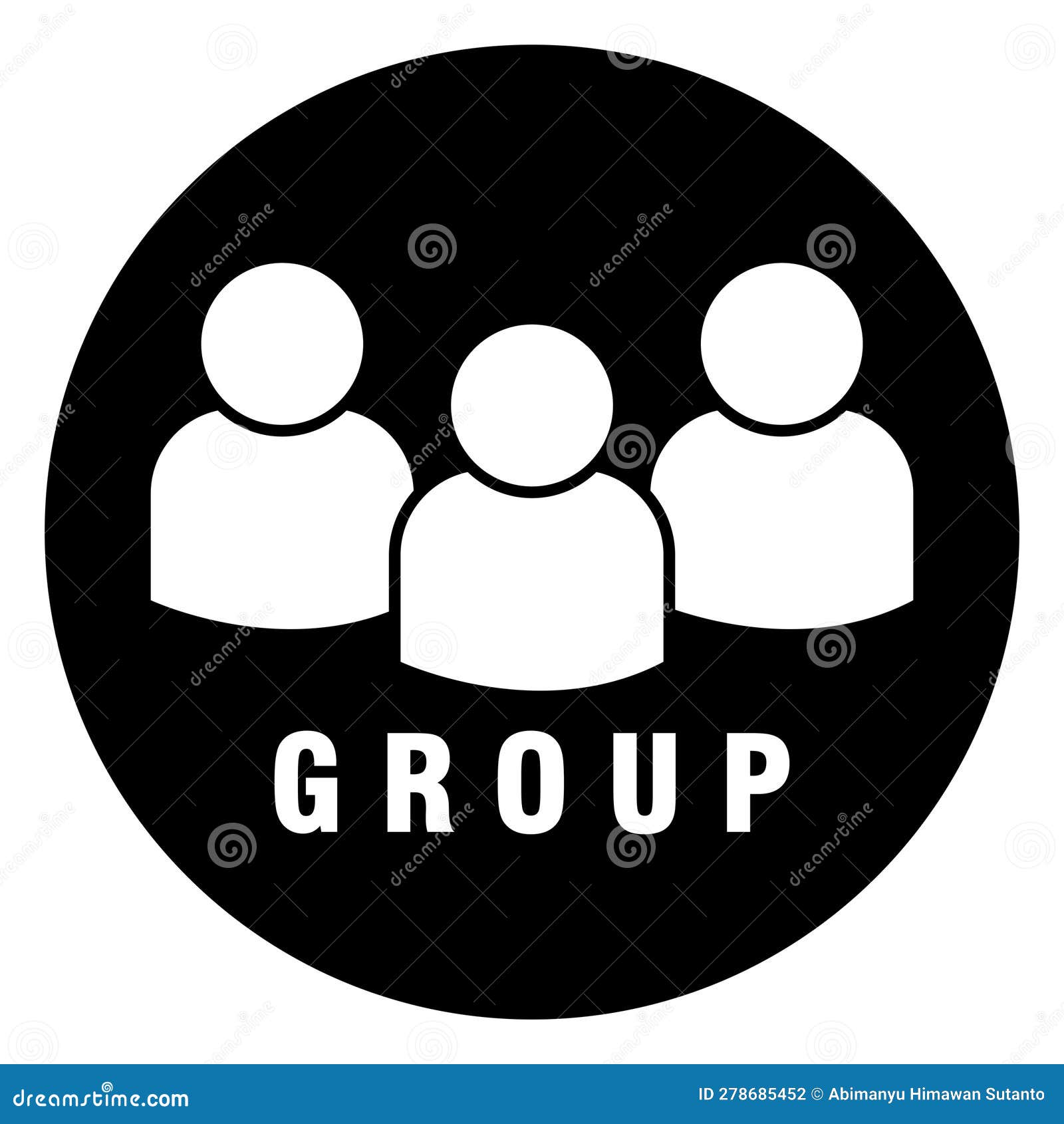 Group icon vector stock vector. Illustration of social - 278685452