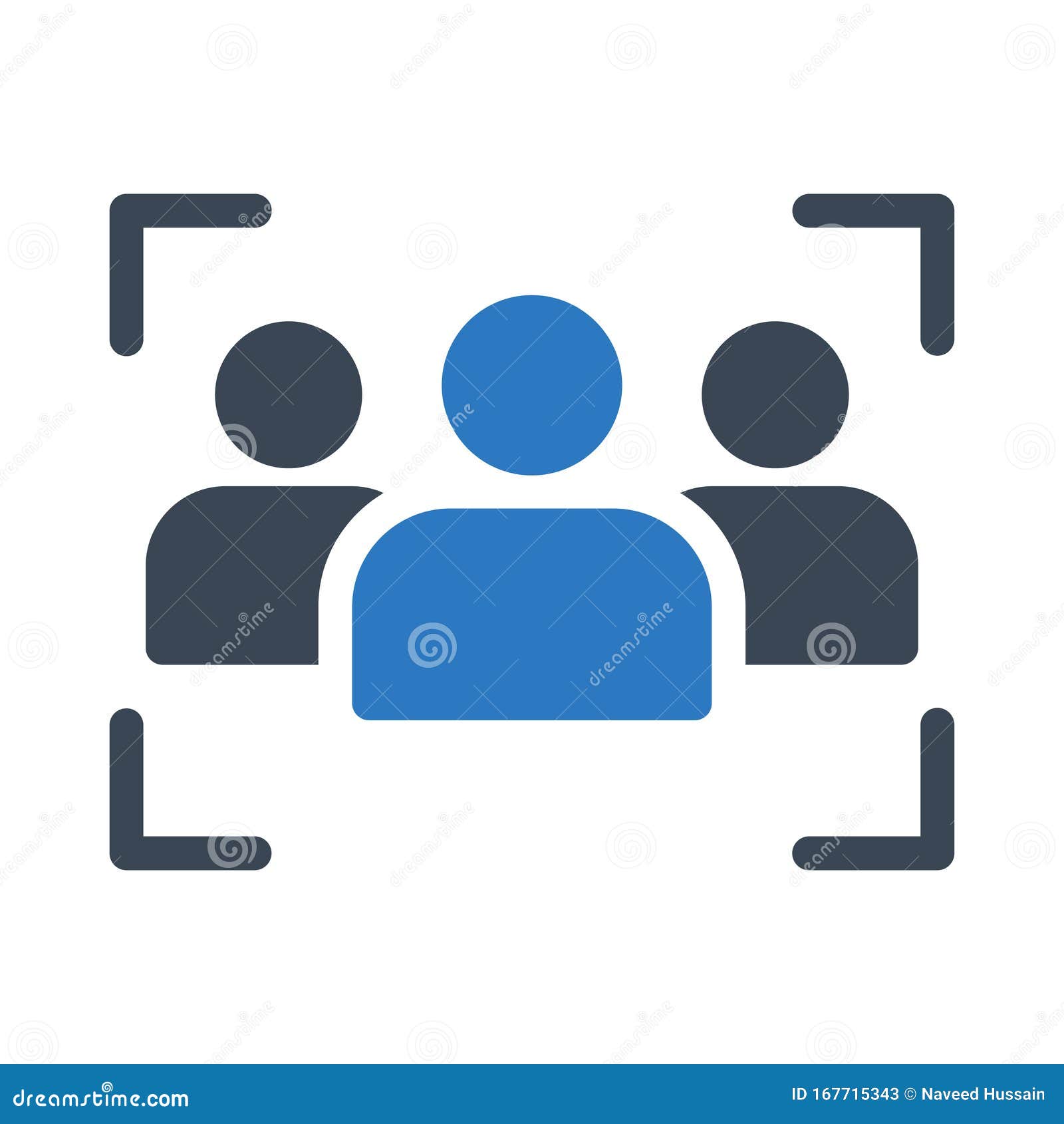 Group glyph color icon stock illustration. Illustration of graphic ...