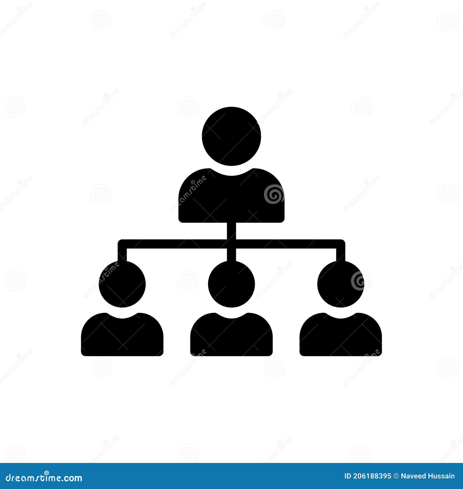 Group Vector Glyph Flat Icon Stock Vector - Illustration of team, icon ...