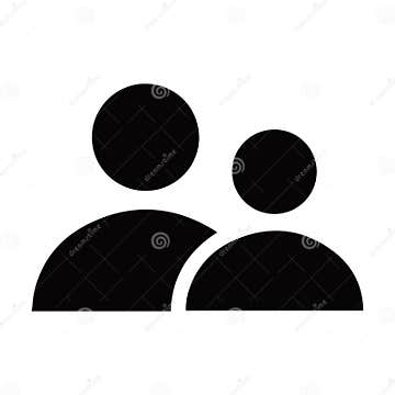 Group Icon with White Background, Team Stock Vector - Illustration of ...