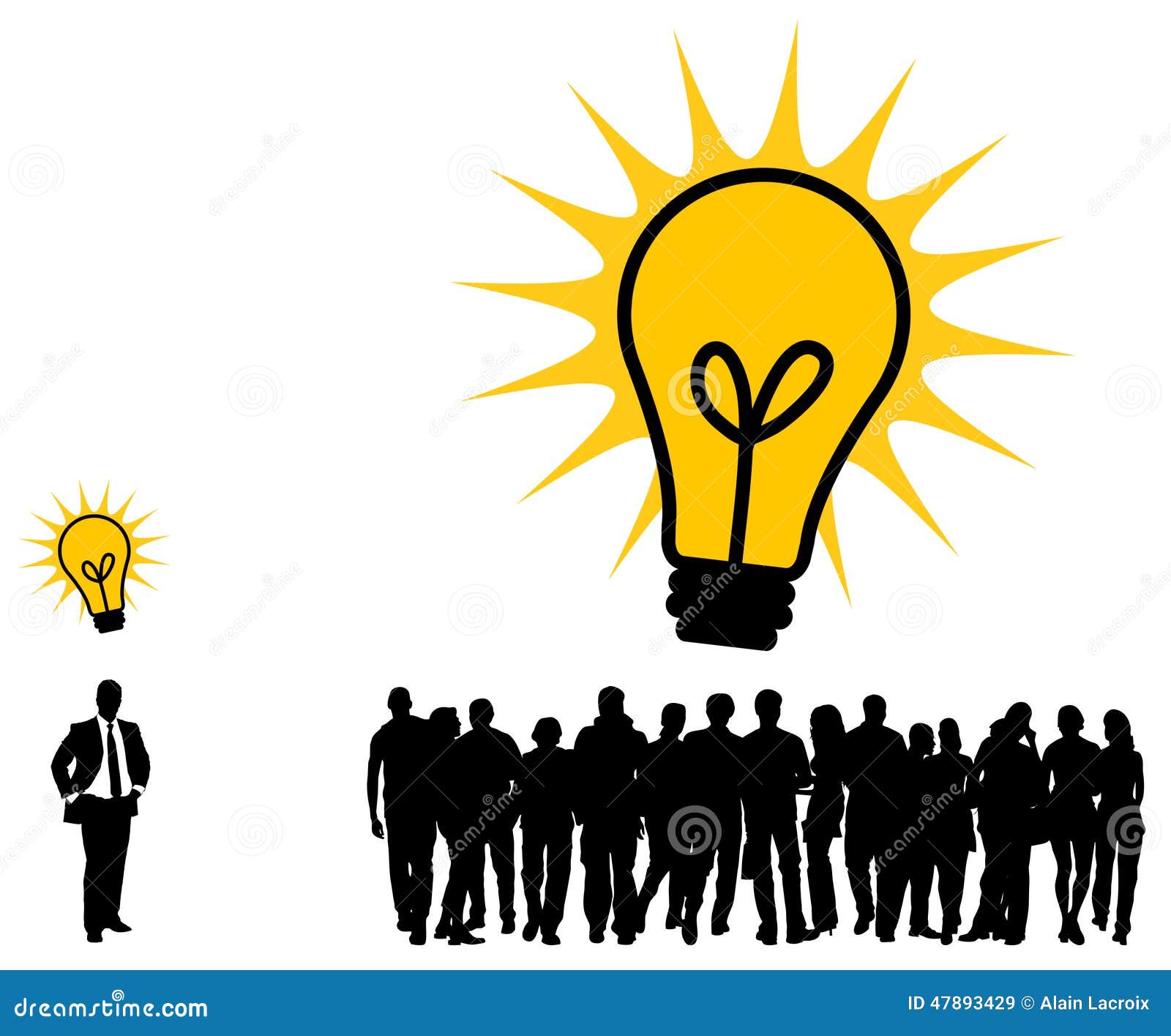 Group idea stock illustration. Illustration of person - 47893429
