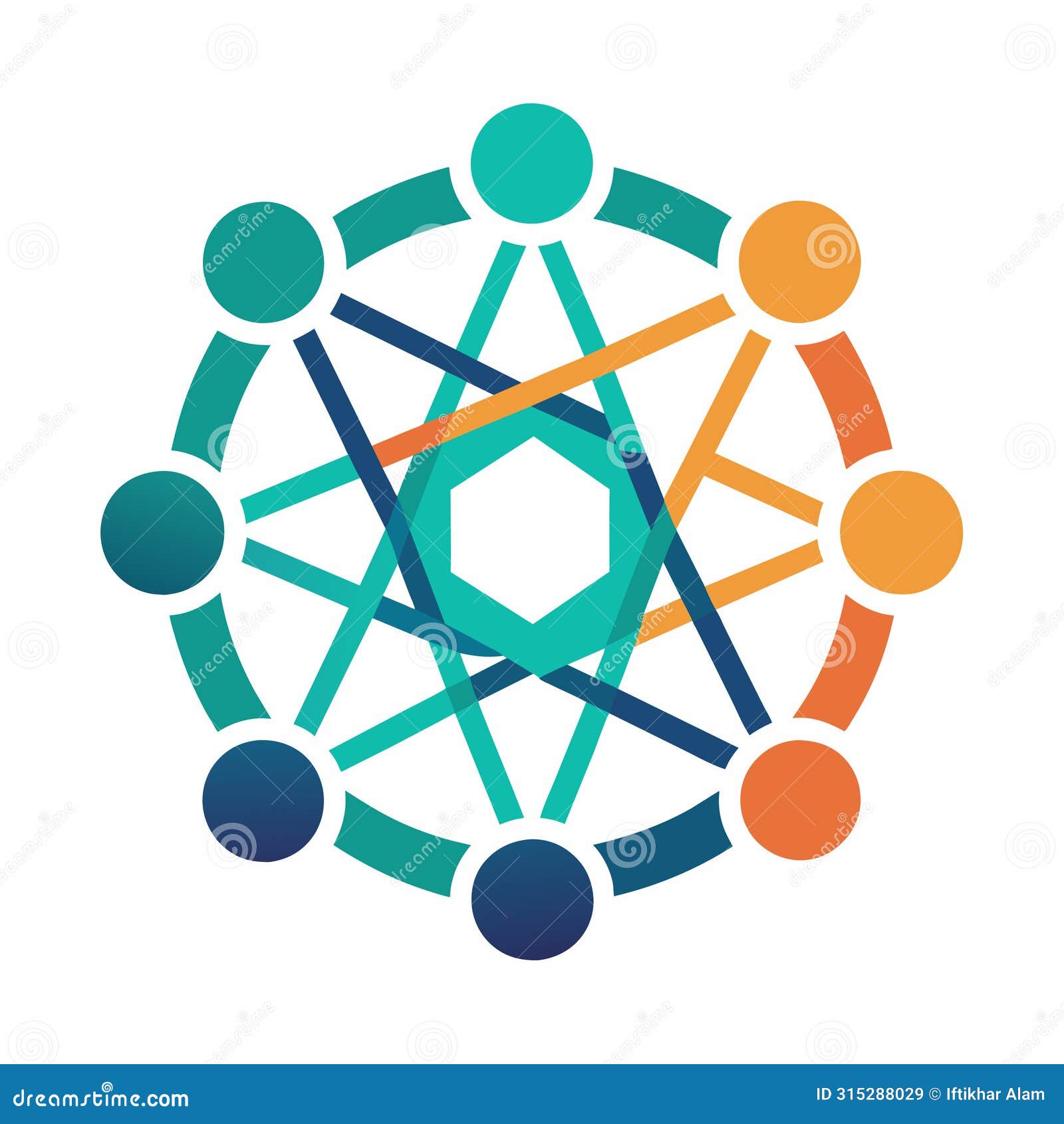 A Group of Individuals Interlocking Hands Forming a Circle, Symbolizing ...