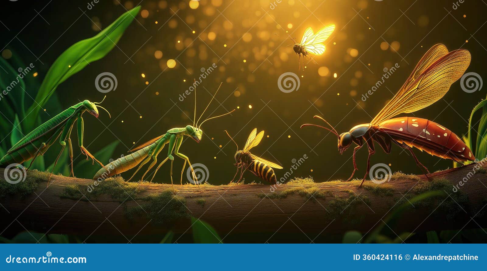 Group Of Insects Cartoon Vector | CartoonDealer.com #14404743