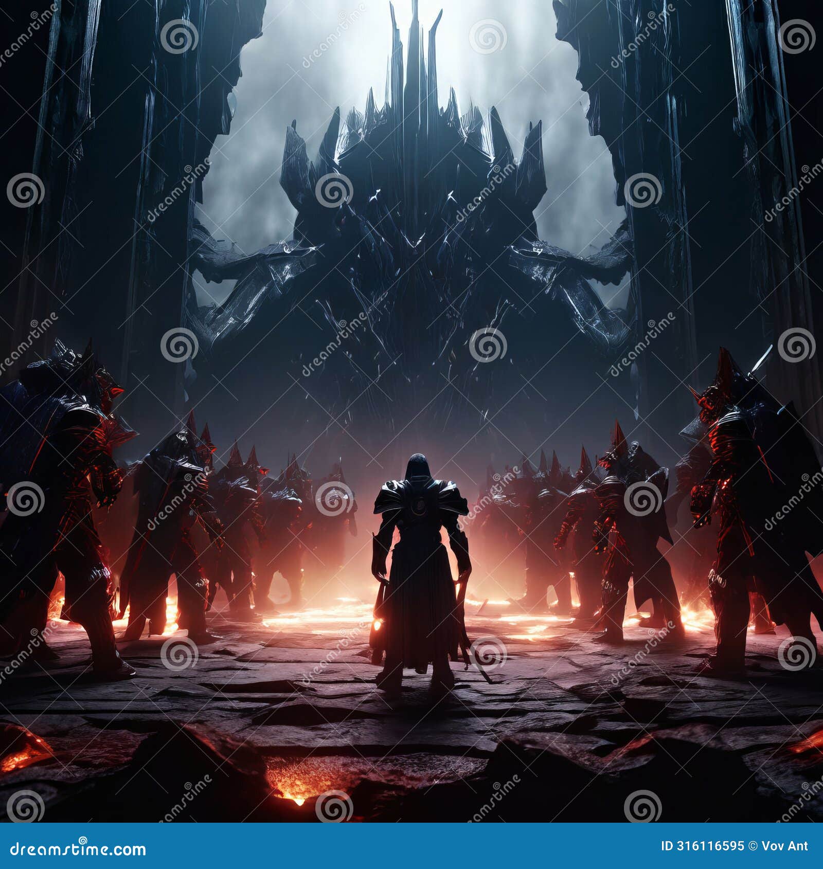 53-73-a-group-of-interdimensional-warriors-battling-dark-force Stock ...