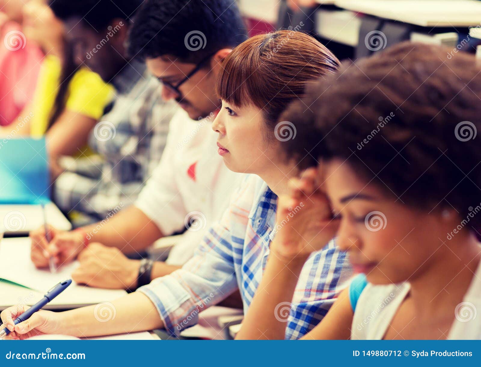 Group of International Students on Lecture Stock Photo - Image of ...
