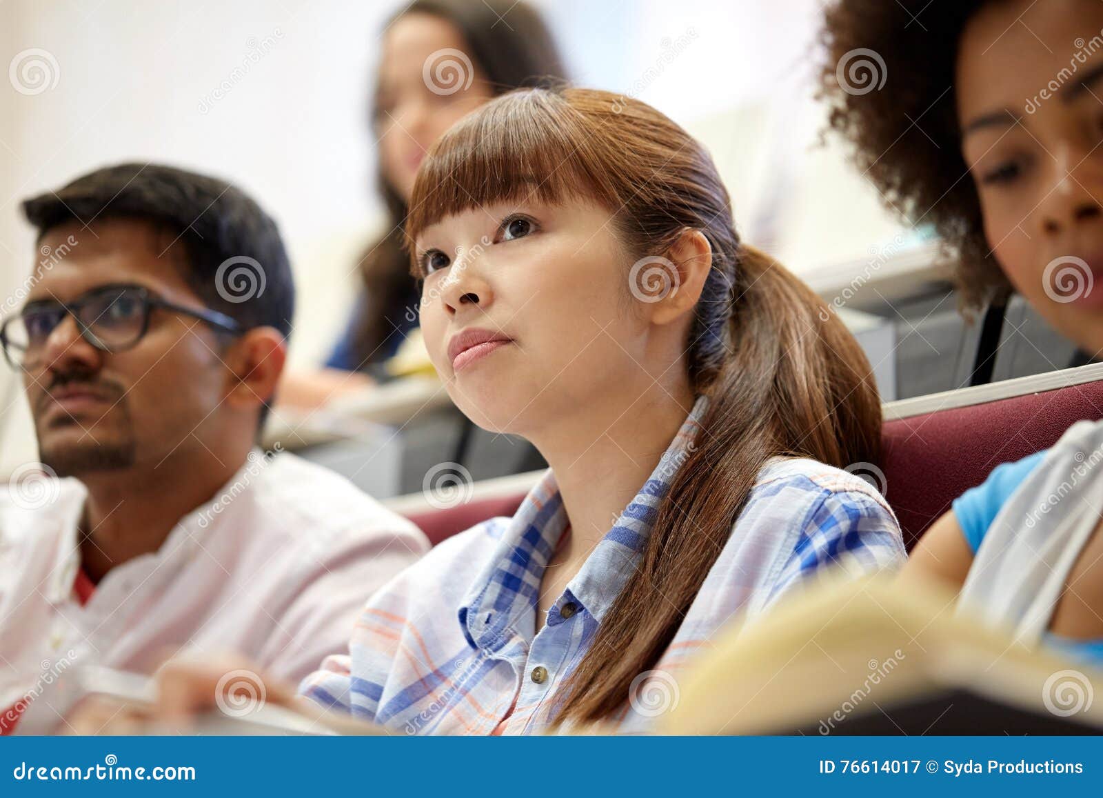 Group of International Students at Lecture Stock Image - Image of ...