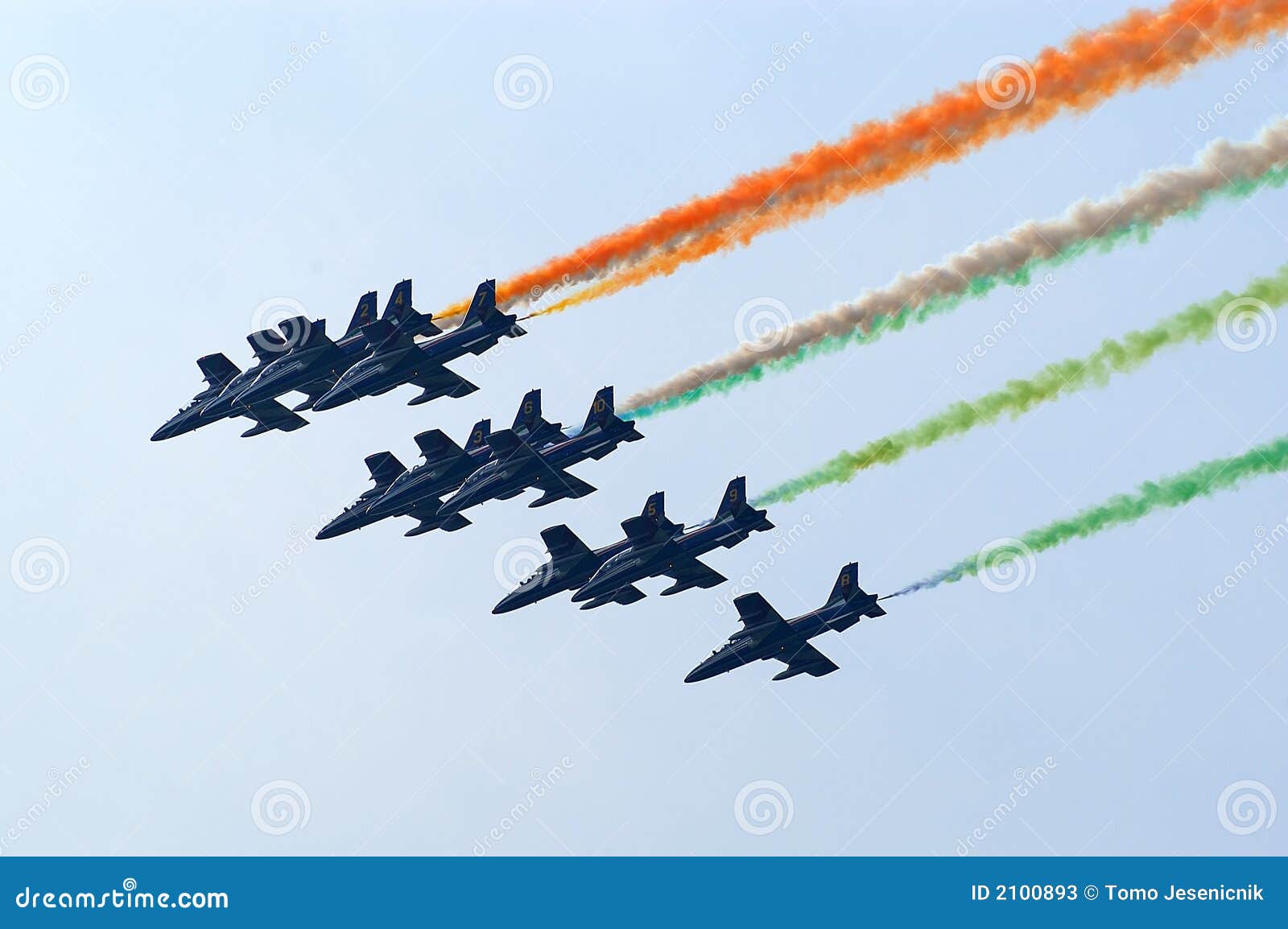 Group of jet planes stock image. Image of control, flying - 2100893