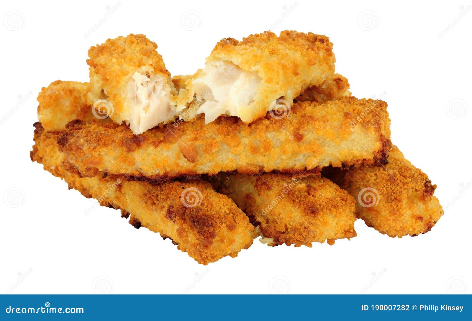 Jumbo Cod Fish Fingers stock photo. Image of slice, fish - 190007282