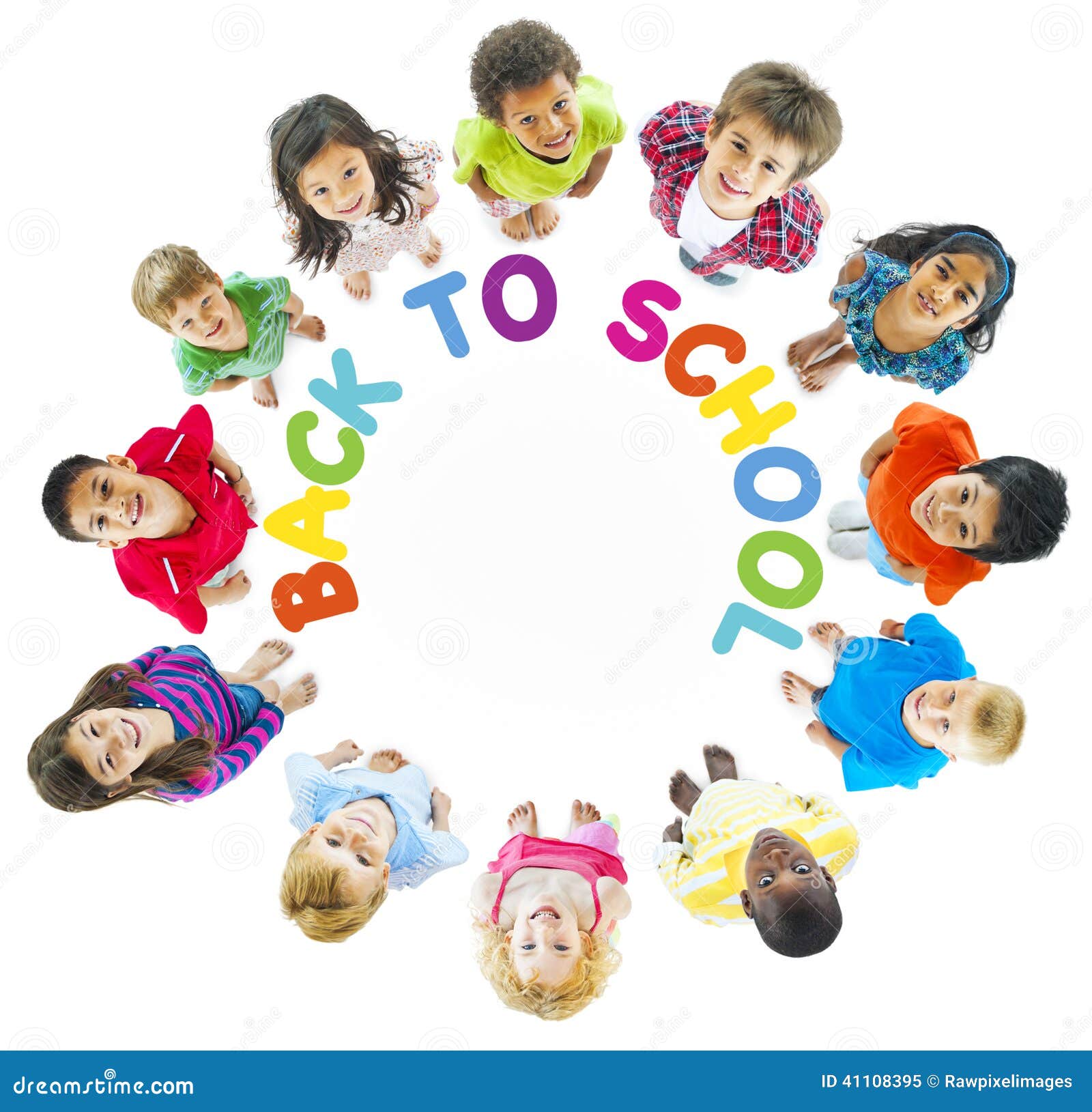 Group of Kids with Back To School Stock Image - Image of holidays ...