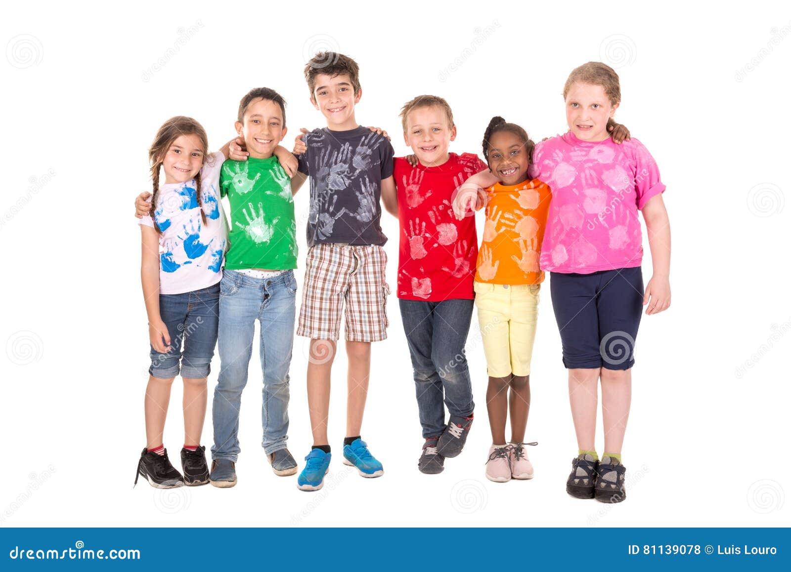 Group of kids stock photo. Image of girl, group, isolated - 81139078