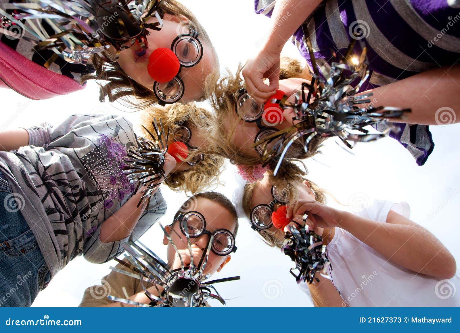 Group of Kids in Clown Costume Stock Image - Image of clown, costume ...