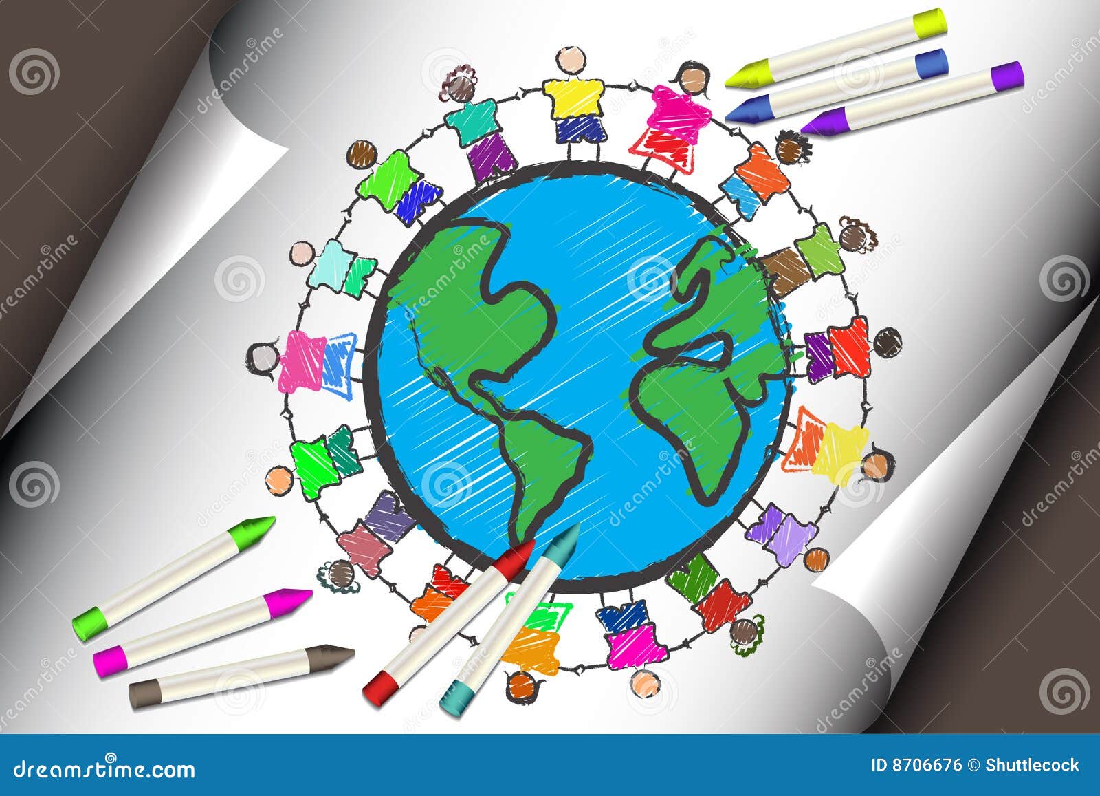 Different Races And Nationalities Of Women. A Set Of Characters. Banner ...