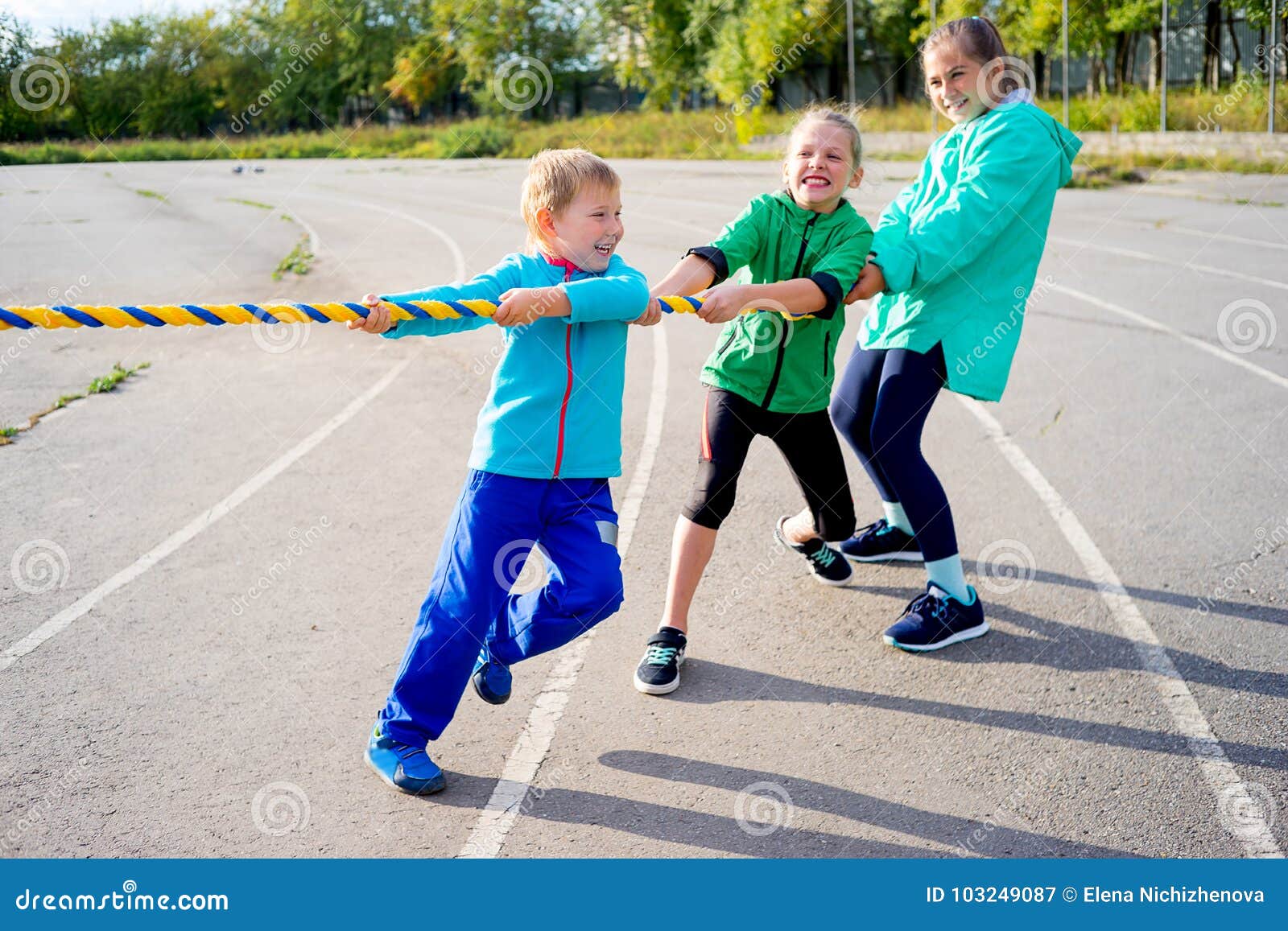 Kids on a stadium stock image. Image of sport, competition - 103249087