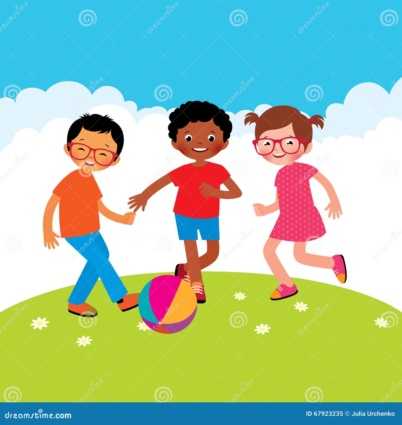 Kids Playing Quiz Game Or Mind Sport Standing At Press Button Answering ... Kids Playing Quiz Game Or Mind Sport Standing At Press Button Answering ...