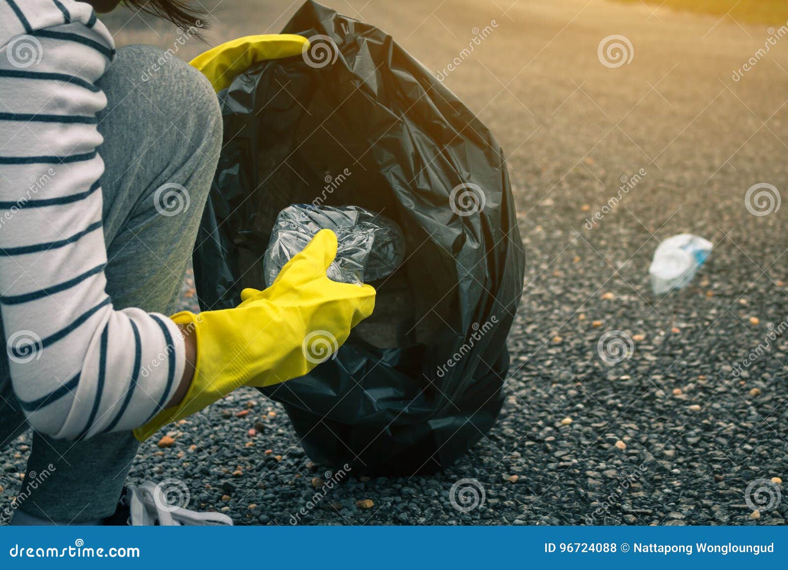 Group of Kids Volunteer Help Garbage Collection Charity Environment ...