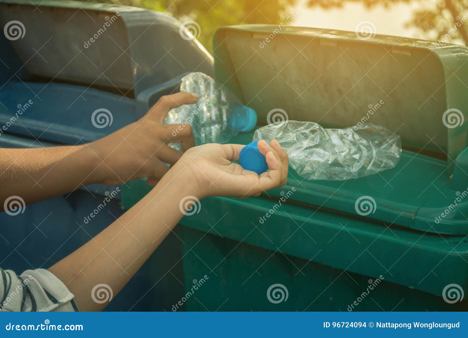 Group of Kids Volunteer Help Garbage Collection Charity Environment ...
