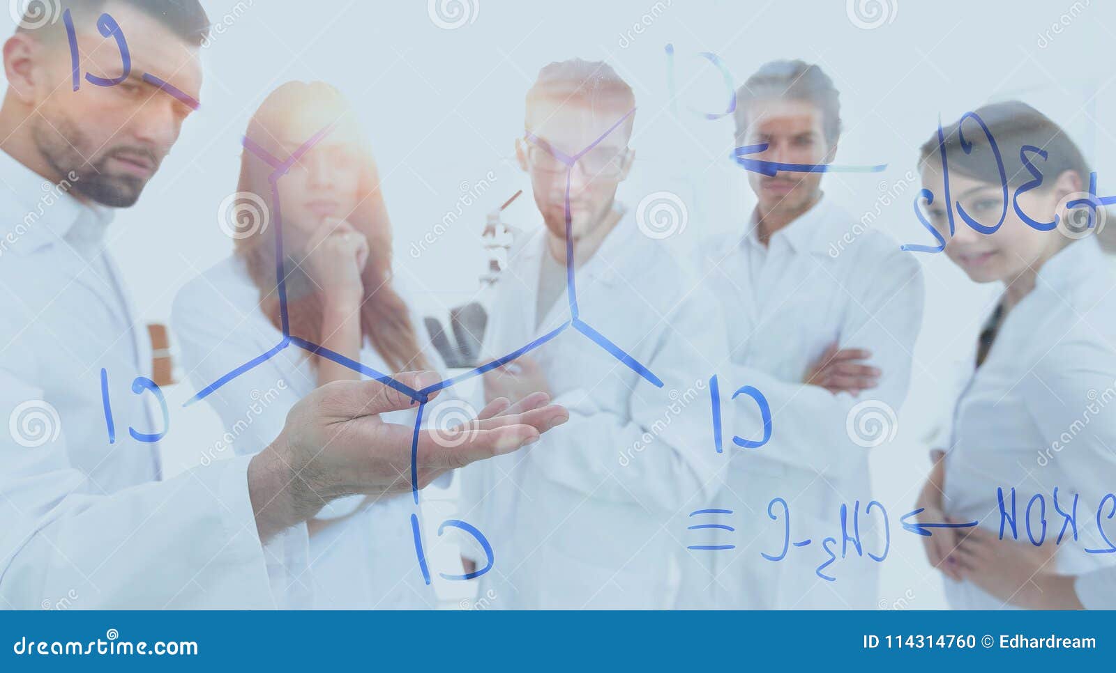 Group of Laboratory Employees. Stock Photo - Image of laboratory, nurse ...