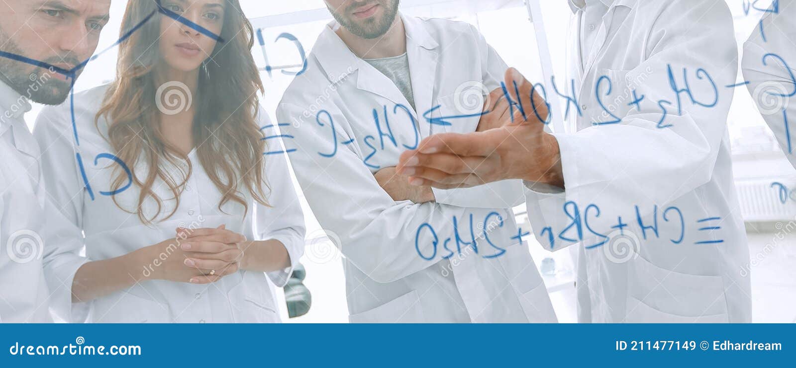 Group of Laboratory Employees. Stock Image - Image of education ...