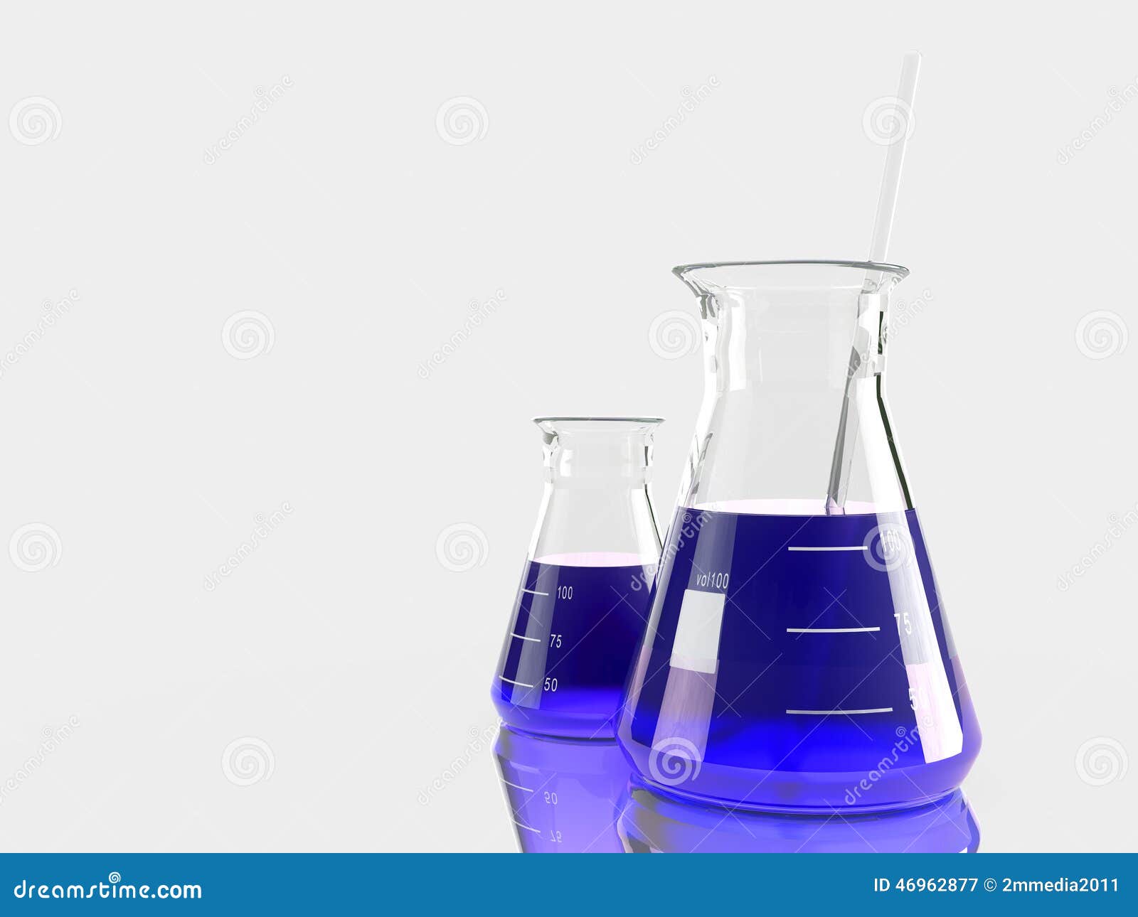 Group of laboratory flasks stock image. Image of health - 46962877