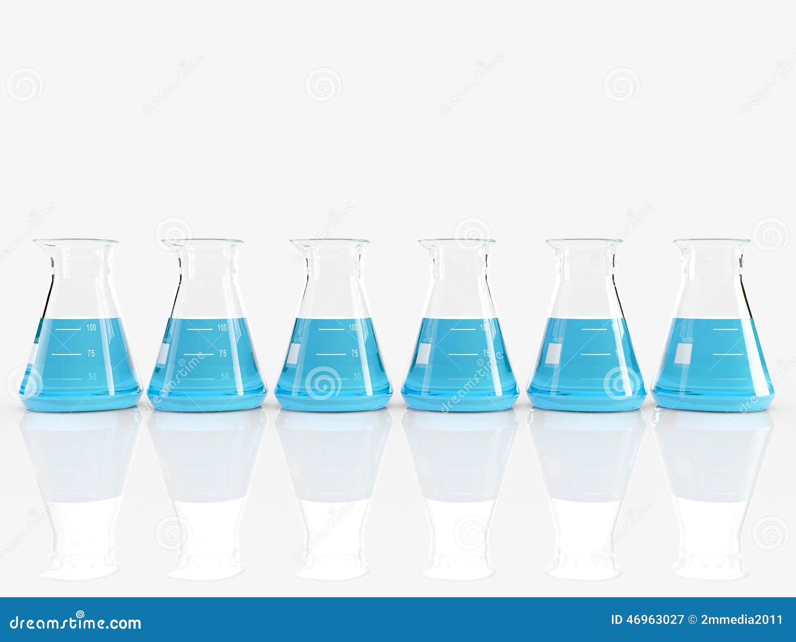 Group of laboratory flasks stock image. Image of group - 46963027