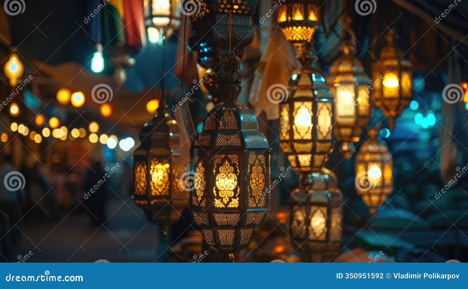 A Group of Lanterns Suspended from a Ceiling. Ideal for Interior Design ...