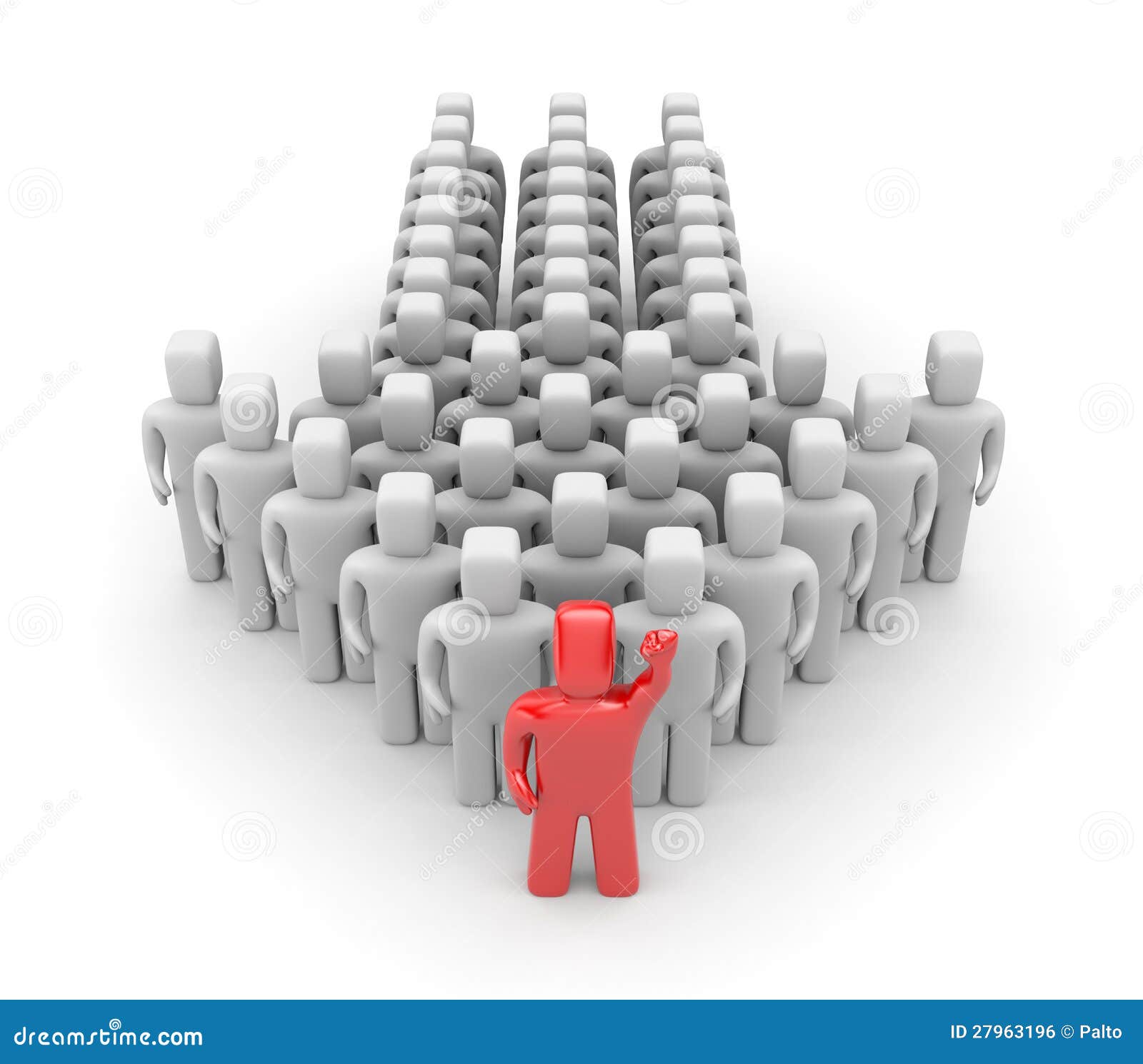 Group with leader stock illustration. Illustration of collective - 27963196